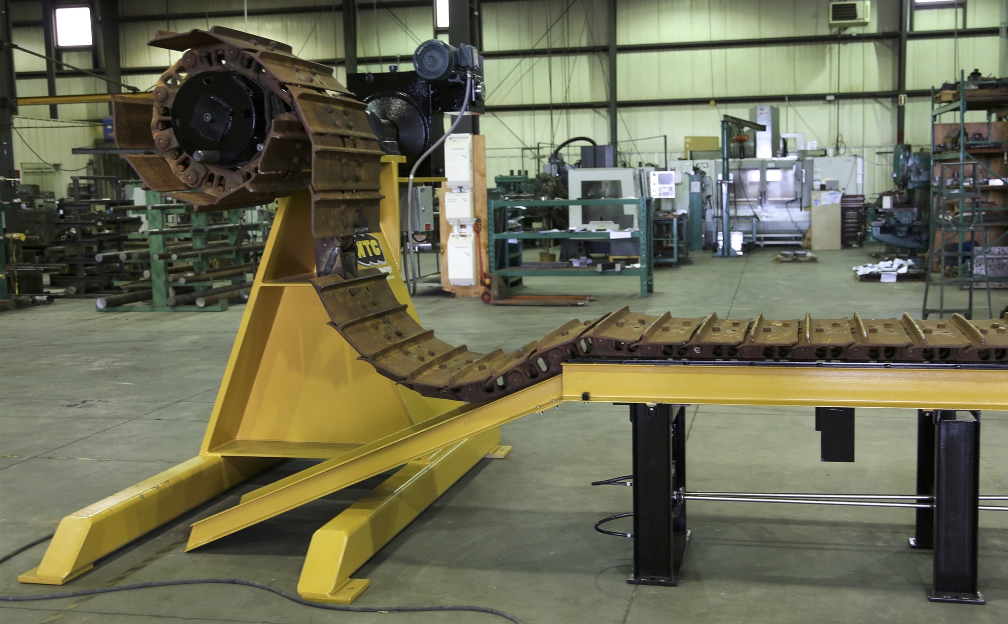 Track Winder For Track Chains | WTC Machinery