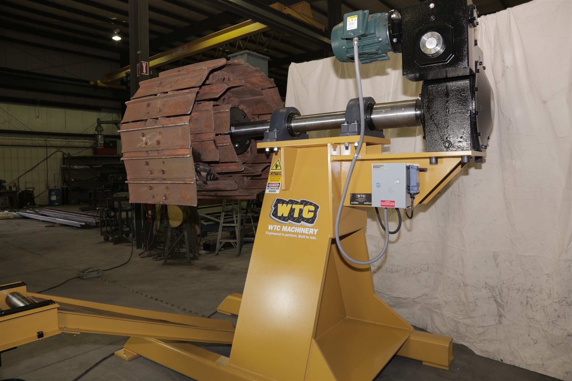 Track Winder For Track Chains | WTC Machinery