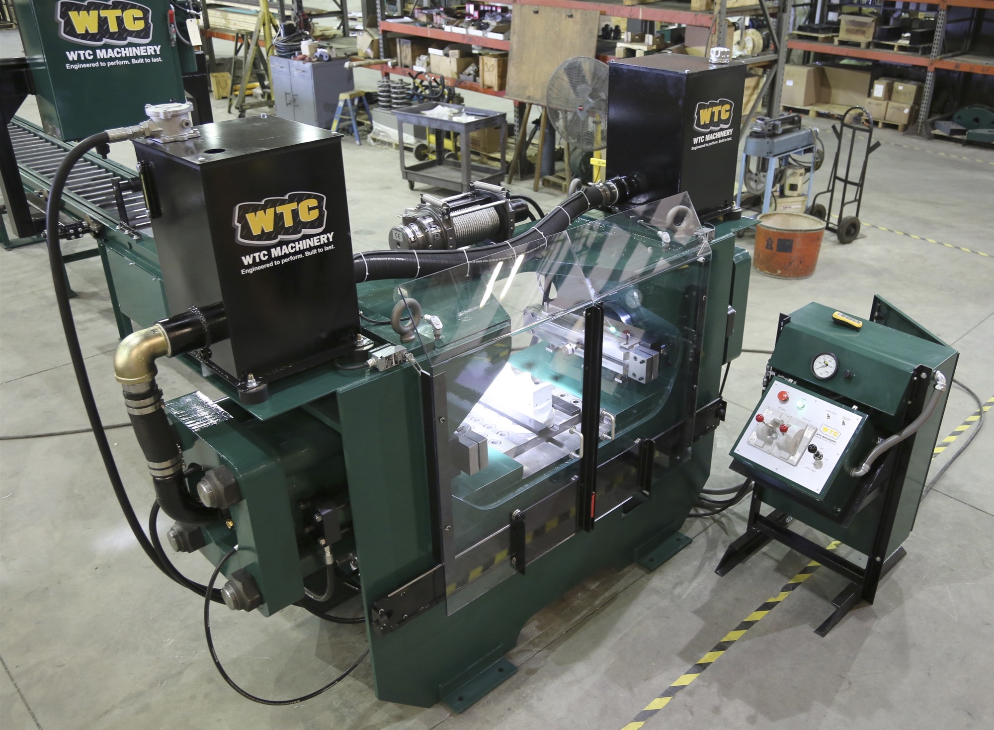Fully Customized Track Press - 400T | WTC Machinery