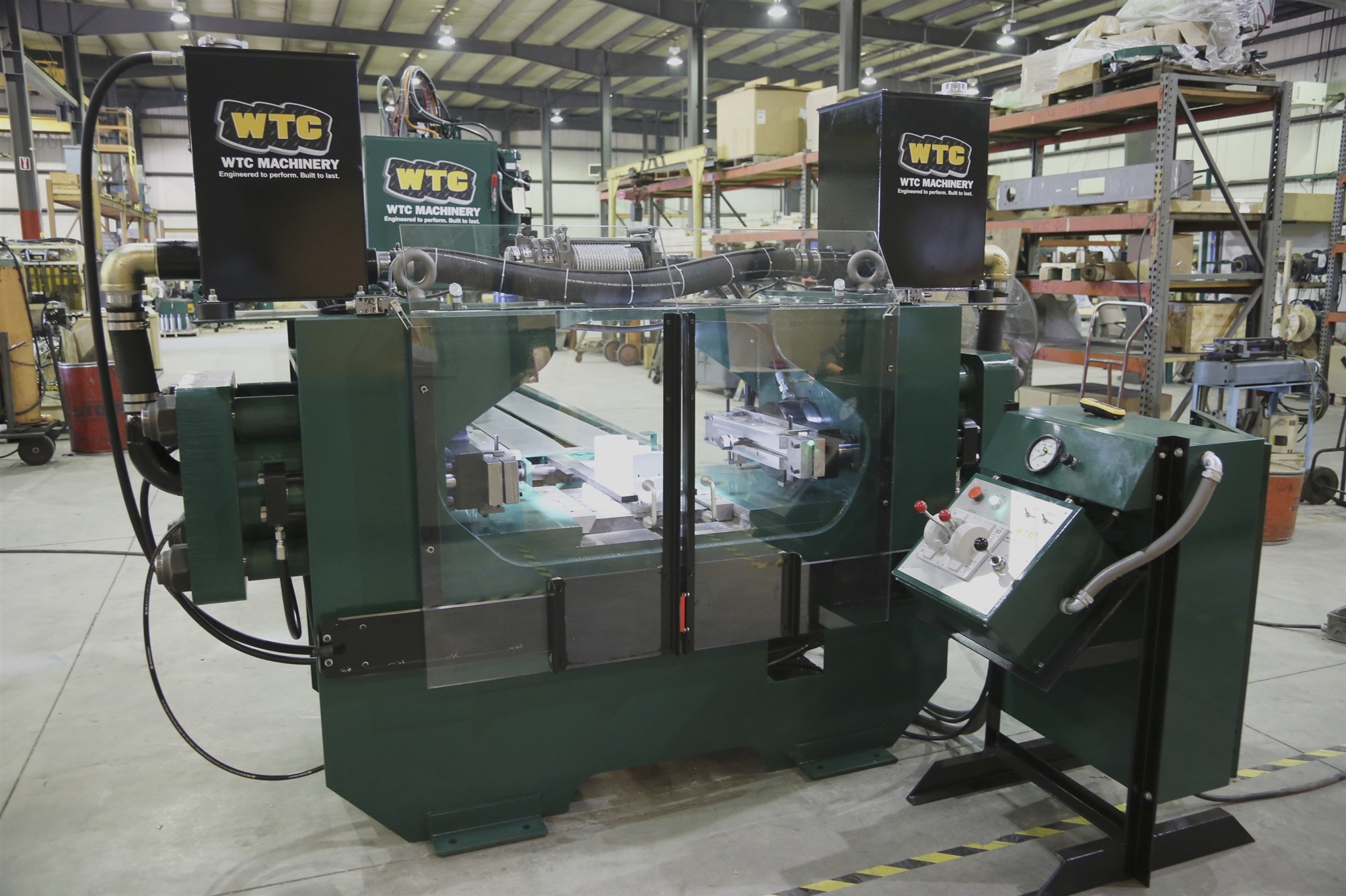 Fully Customized Track Press - 400T | WTC Machinery